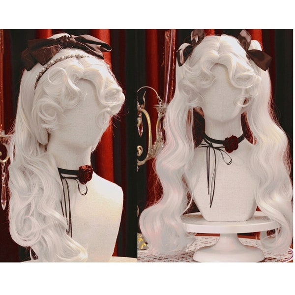 White Wig - Etsy