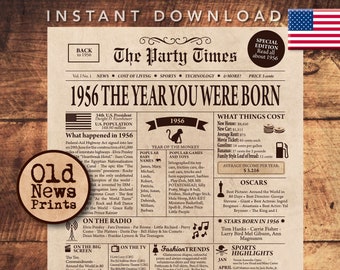 Back in 1956 Poster - Etsy