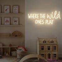 Let's PLAY Wall Sign - Play Sign Children's Playroom Decor - Bedroom ...