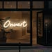 Vertical Open Neon Sign With Arrow for Business, Outdoor Open Sign Bar ...