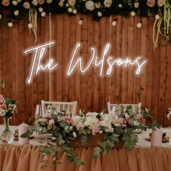 Custom Wedding Neon Sign - Etsy