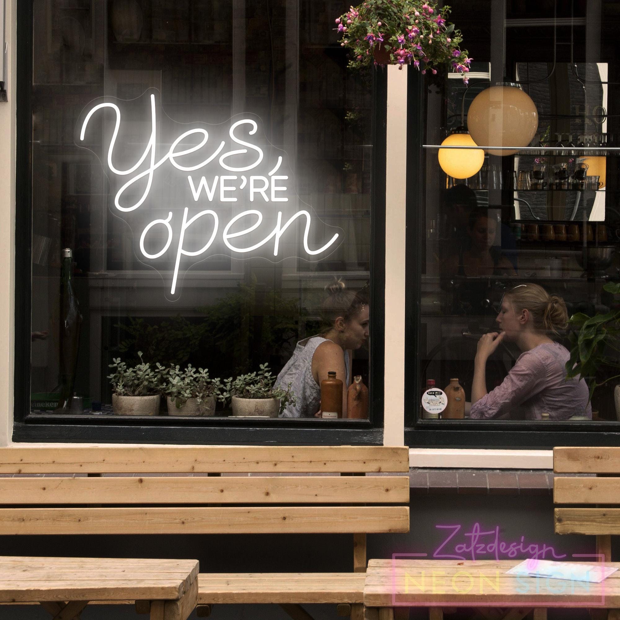 Yes We're Open Neon Sign, We Are Open Neon Light,led Open Sign,open ...