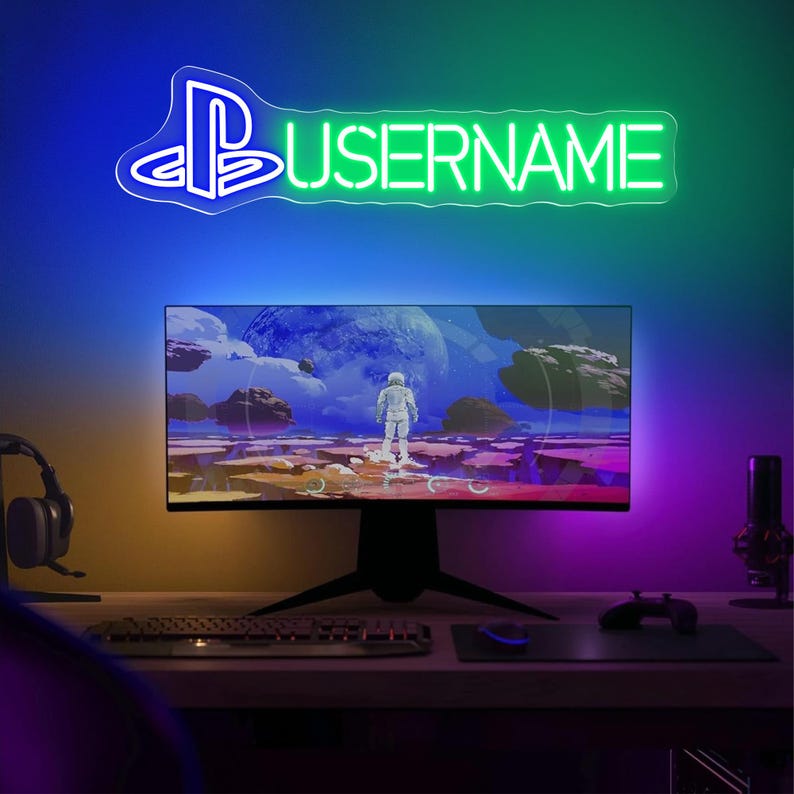Custom Youtube Neon Sign, Youtuber Name Neon Sign, Custom Twitch Sign ...