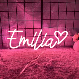 Custom Neon Name Sign, Neon Sign Bedroom, Teens Boys Room Decor Girls ...