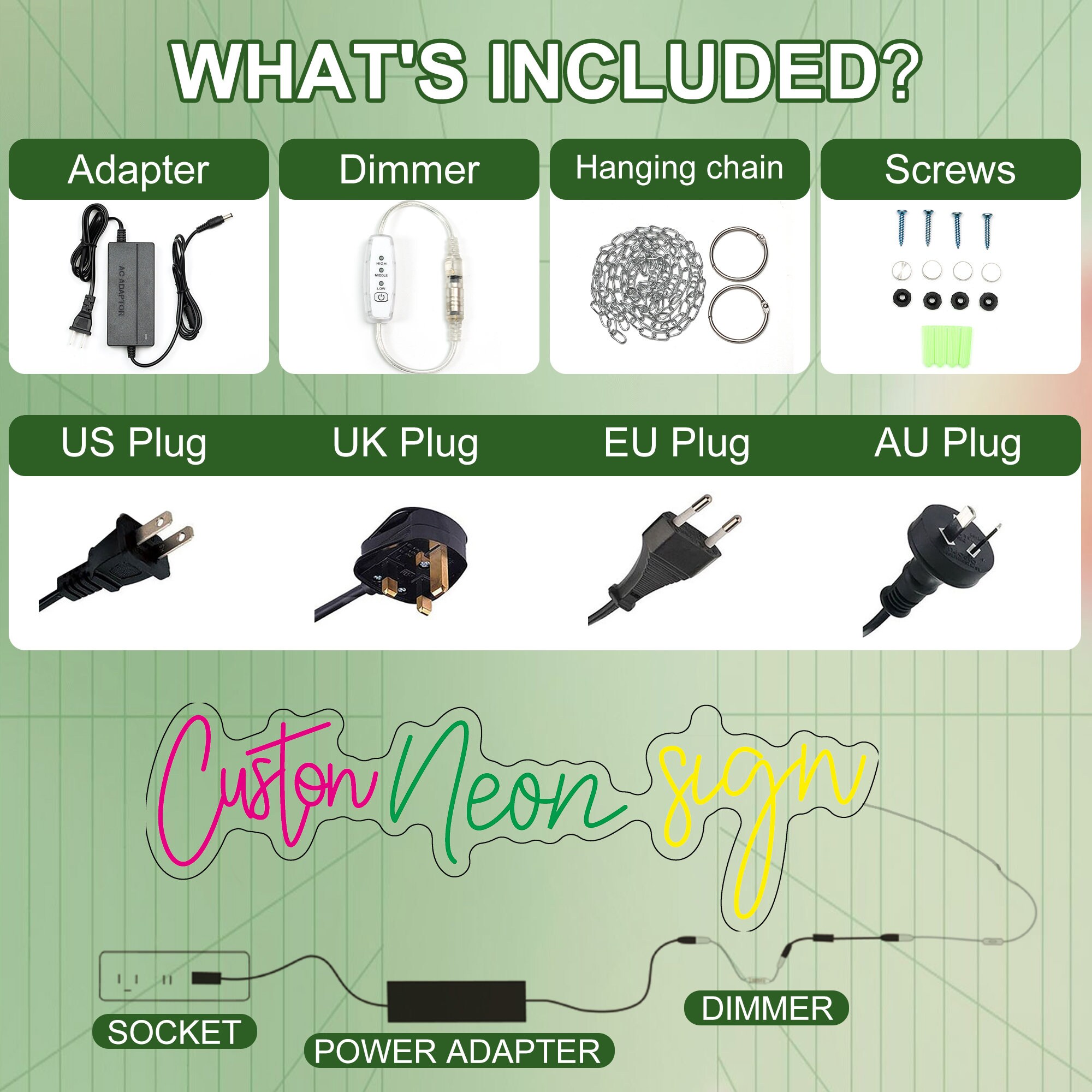 On Air Neon Sign, Custom LED Neon Sign, Live Streaming Recording Light ...