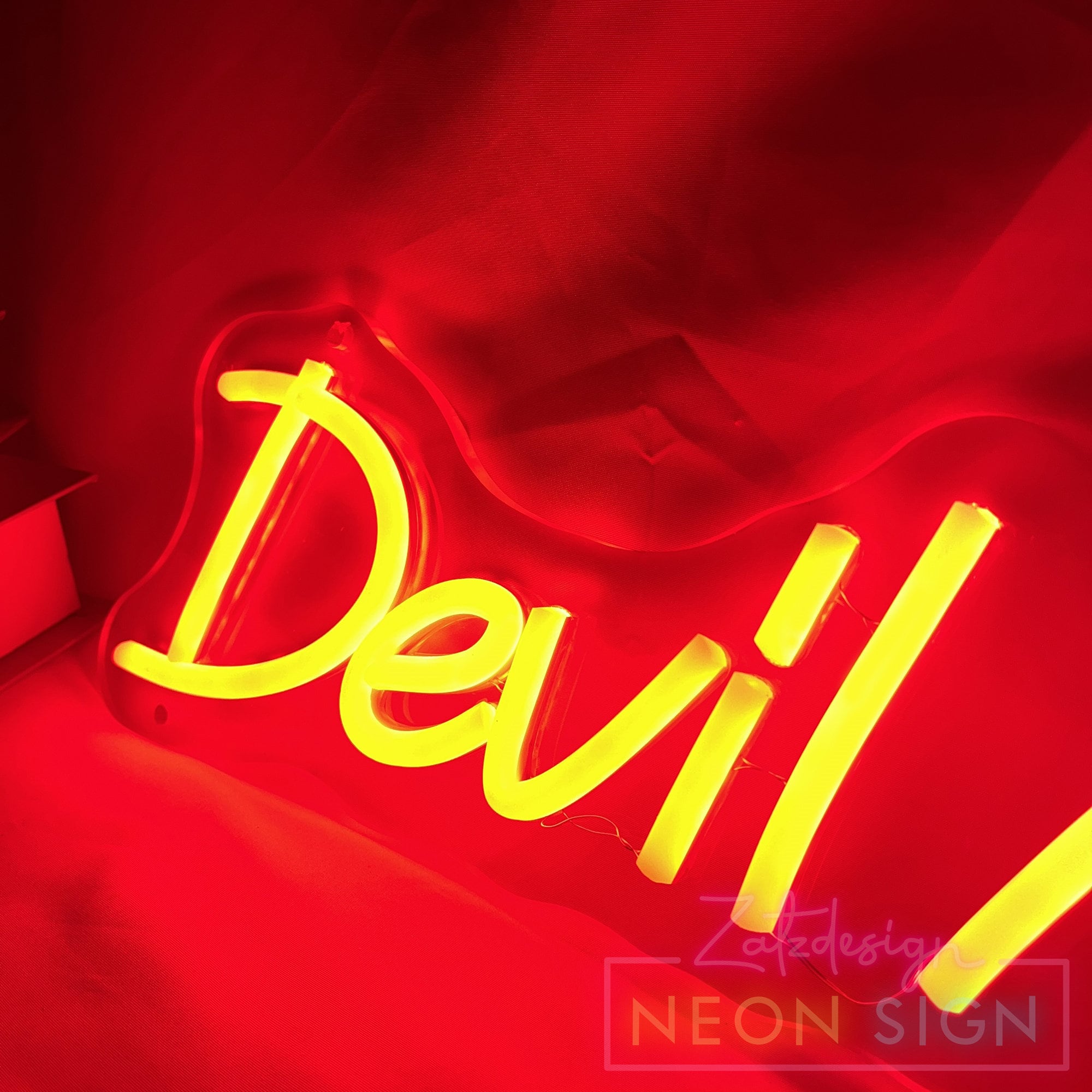 Devil May Cry Neon Sign, Game Room Decor, Nerd Corner Decor, DMC Wall ...