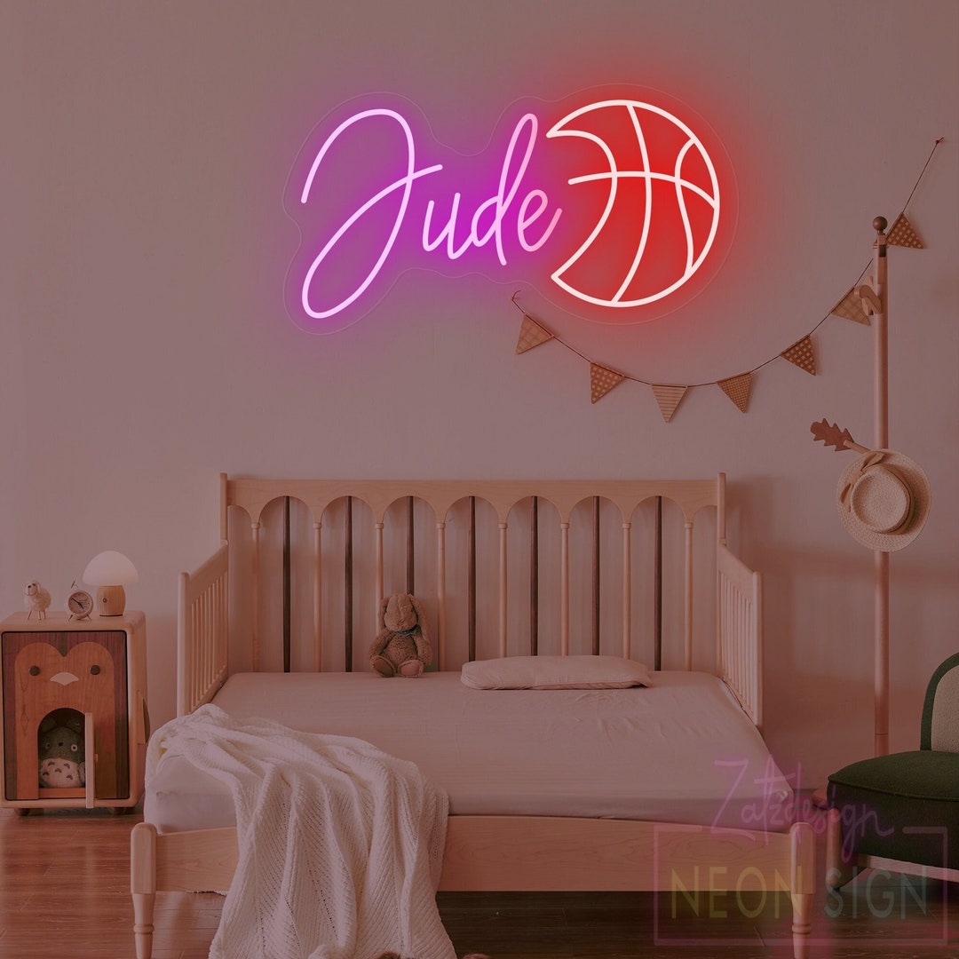 Custom Basketball Neon Sign, Basketball Gifts, Personalized Gifts ...