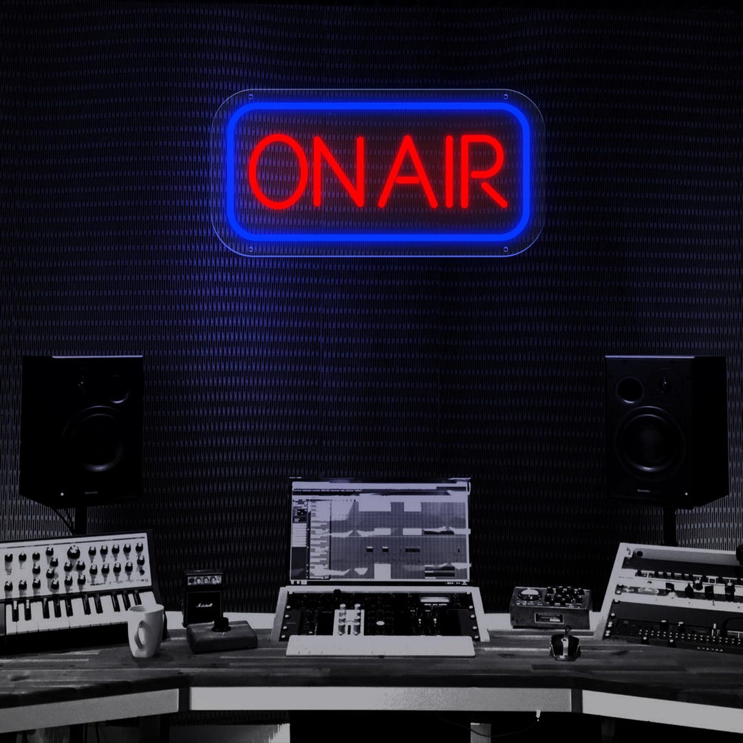 On Air Neon Sign for Streamers, on Air LED Sign, Live Streaming Light ...