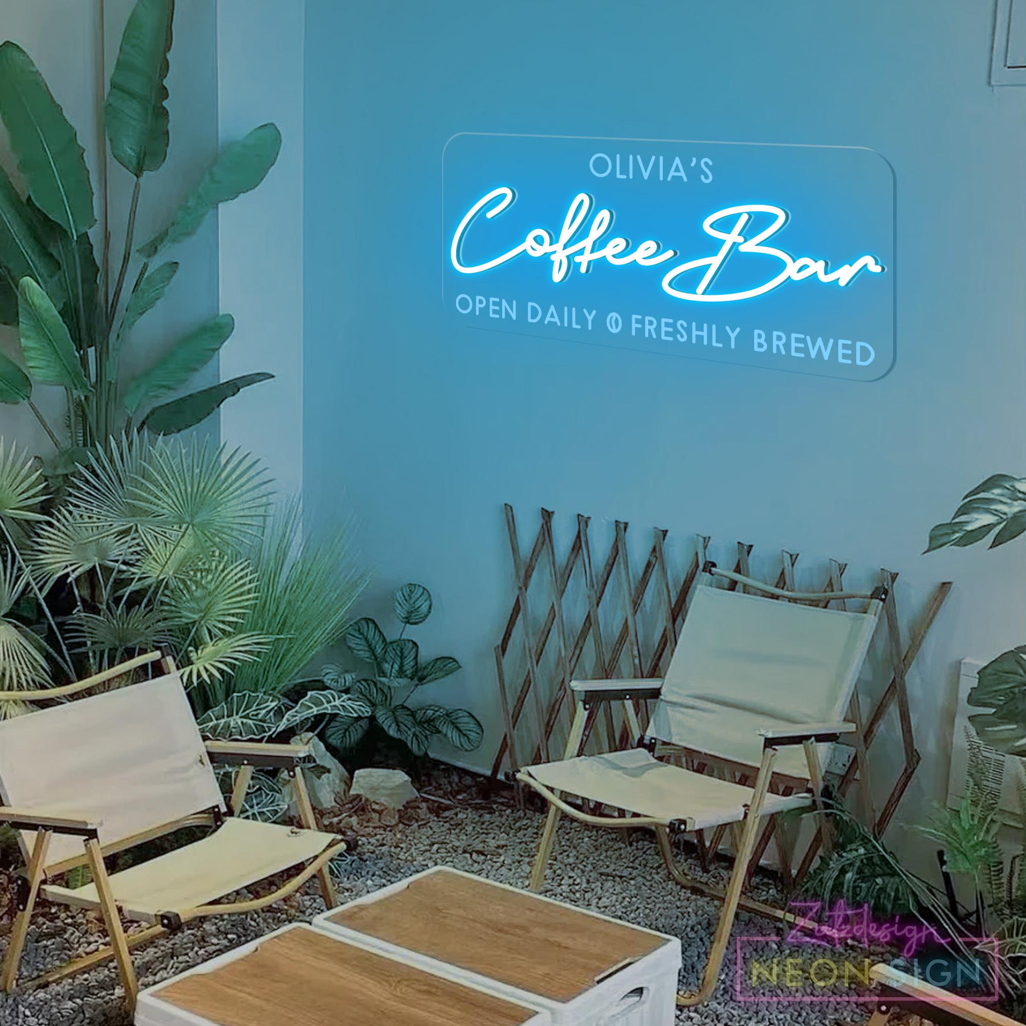 Custom Coffee Bar Decor,coffee Bar Sign,carved Neon Sign,personalized ...