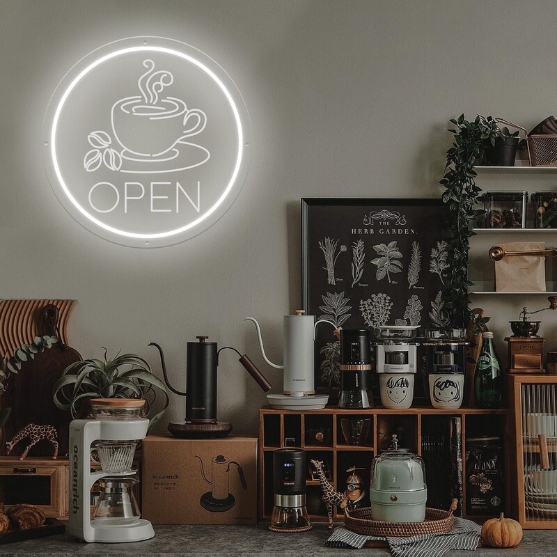 Light up Coffee Sign - Etsy