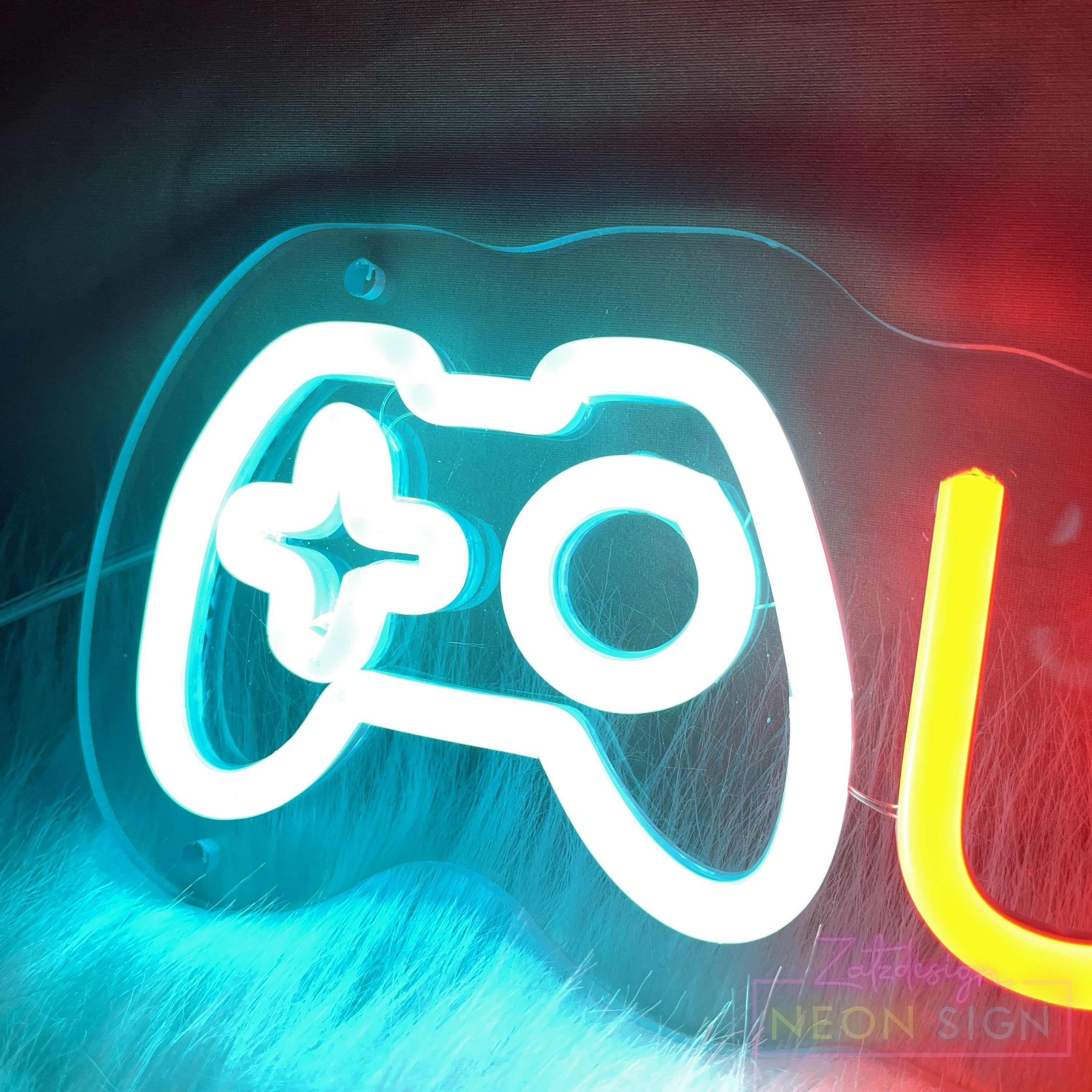 Custom Gamer Username Neon Sign,personalized Game Tag Neon,custom Game ...
