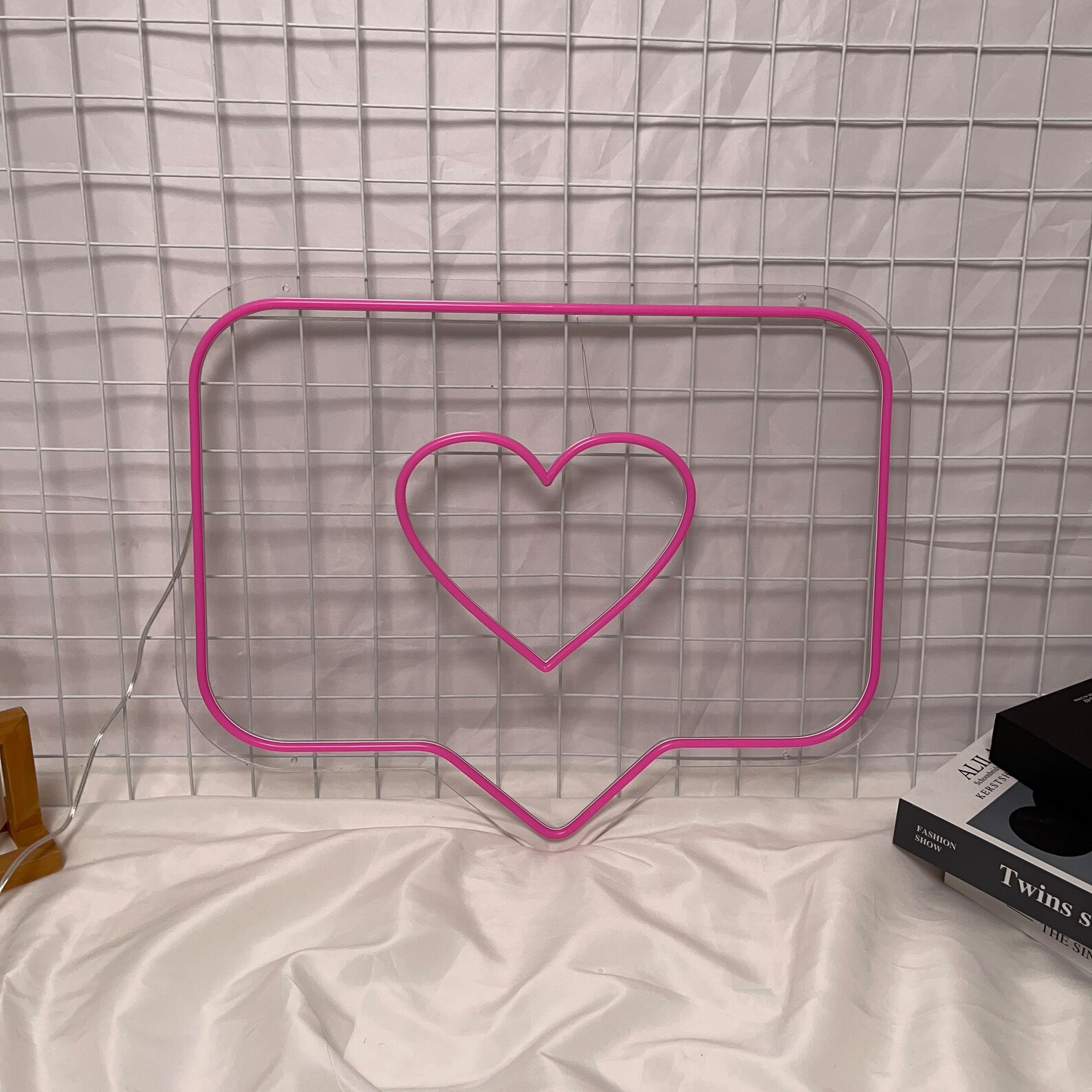 Heart Neon Sign Love Heart Neon Sign Love Sign Minimalist - Etsy