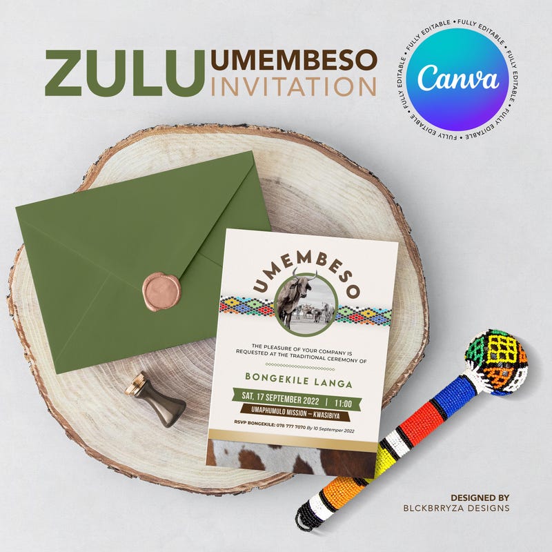Lobola Invitation - Etsy