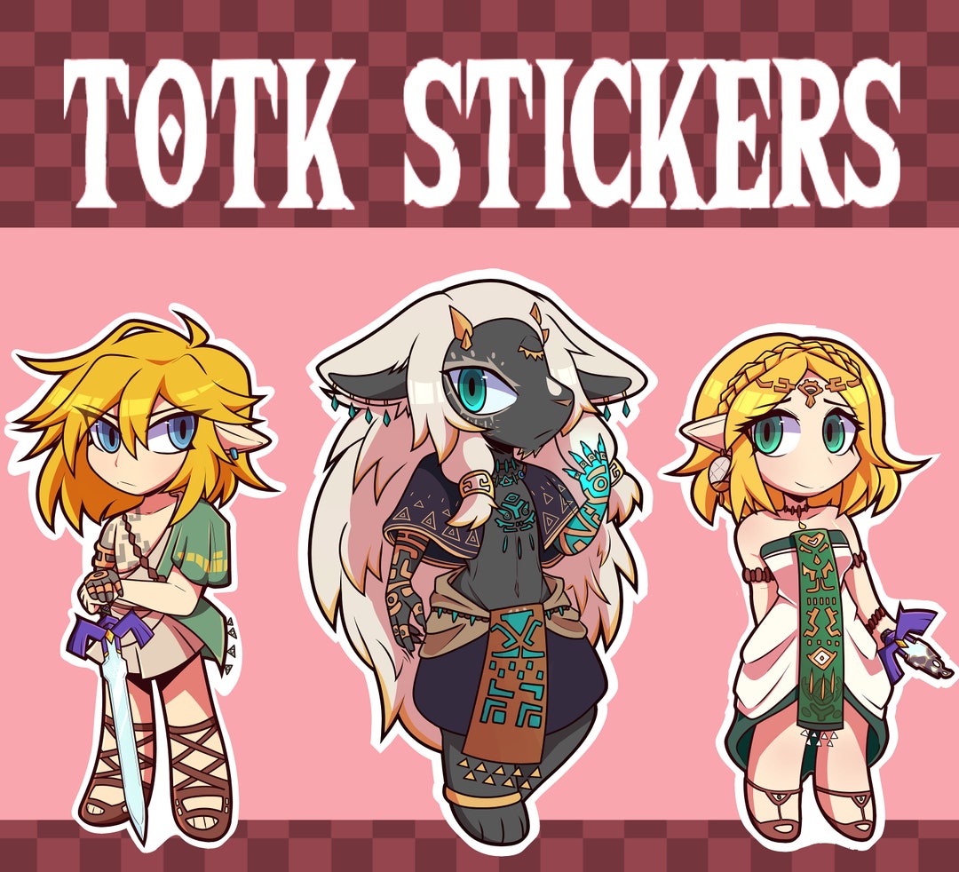 FANMADE TOTK STICKERS | 2.5in | (in Production) - Etsy