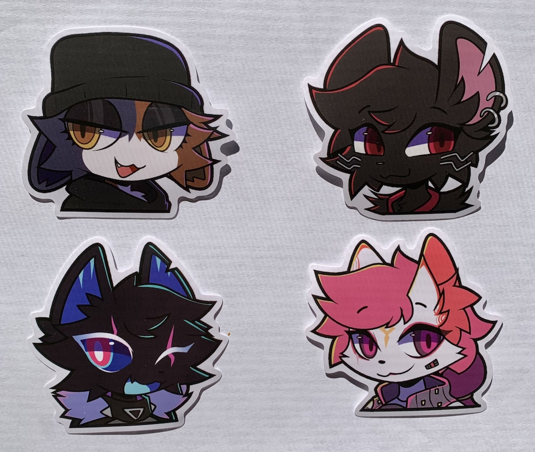 Vinyl Stickers | Meowskulls, Camille, Highwire, and Kimiko | 2.5"/63 ...