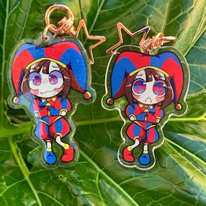 Double Sided Acrylic Keychains | the Amazing Digital Circus | Pomni ...