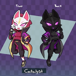 Fan Made | Double Sided Acrylic Keychains | Remi, Joni, DJ Bop, Azuki ...