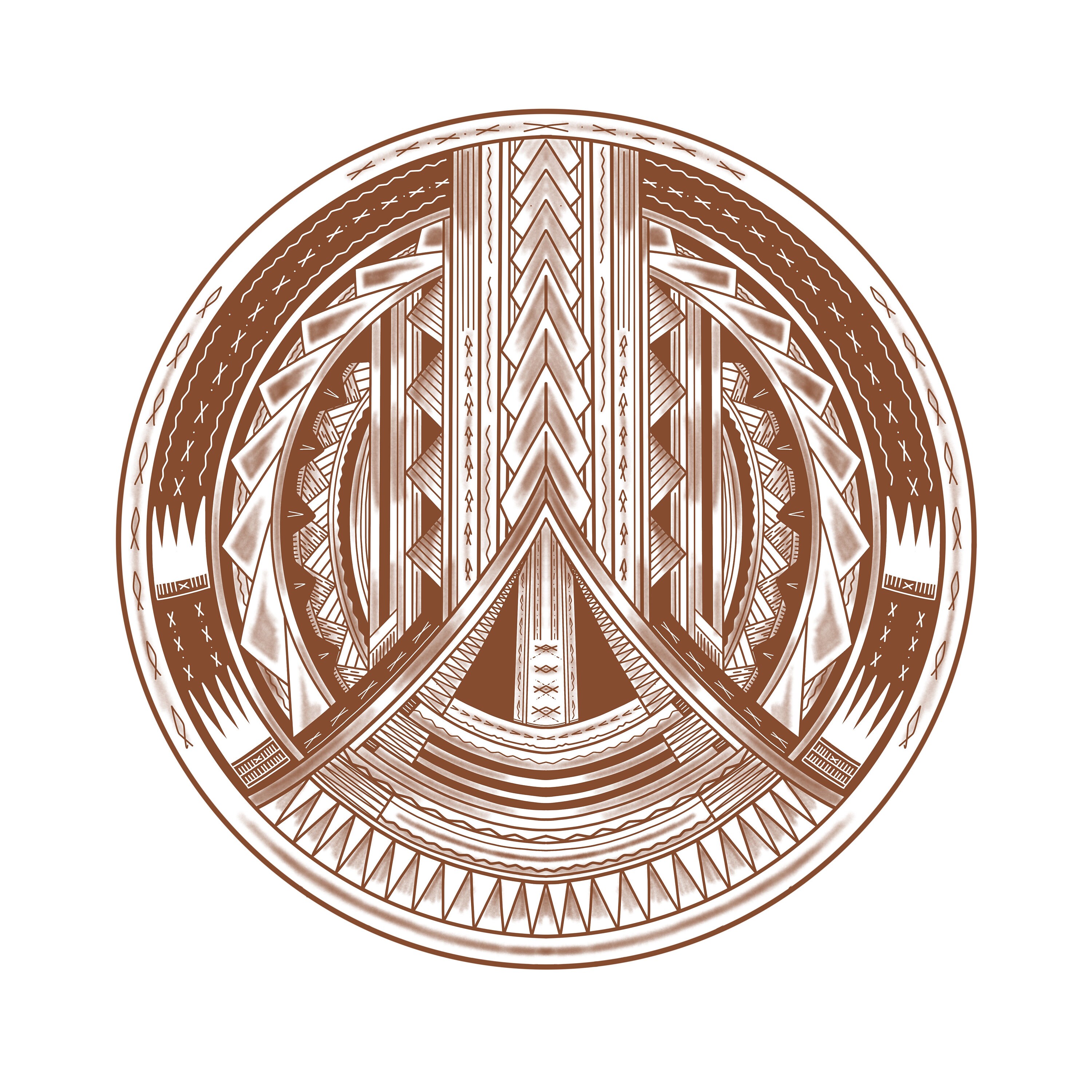 Polynesian Digital Artwork. 16x16 and 20x20inchs - Etsy