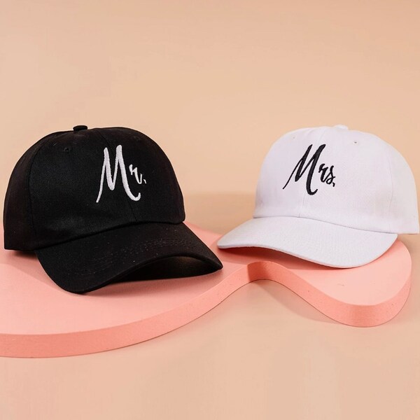 Mr and Mrs Baseball Hats - Etsy