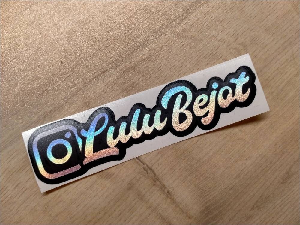 Custom Instagram Sticker Decal Vinyl Car Window JDM - Etsy