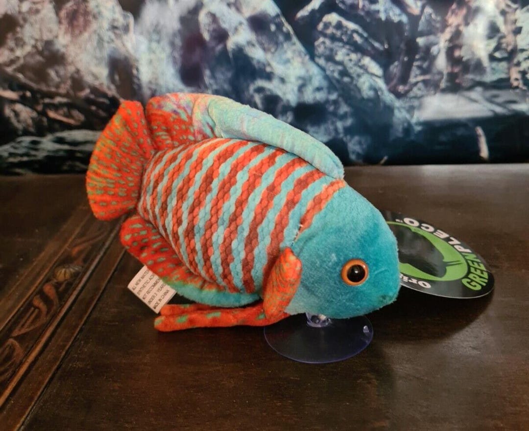 Greenpleco Kuscheltier Plushie "gourami" Fisch Aquarium Deko - Etsy
