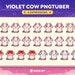 Cute Pink Cow Pngtuber for Twitch, Youtube, Discord, Veadotube, Cute ...