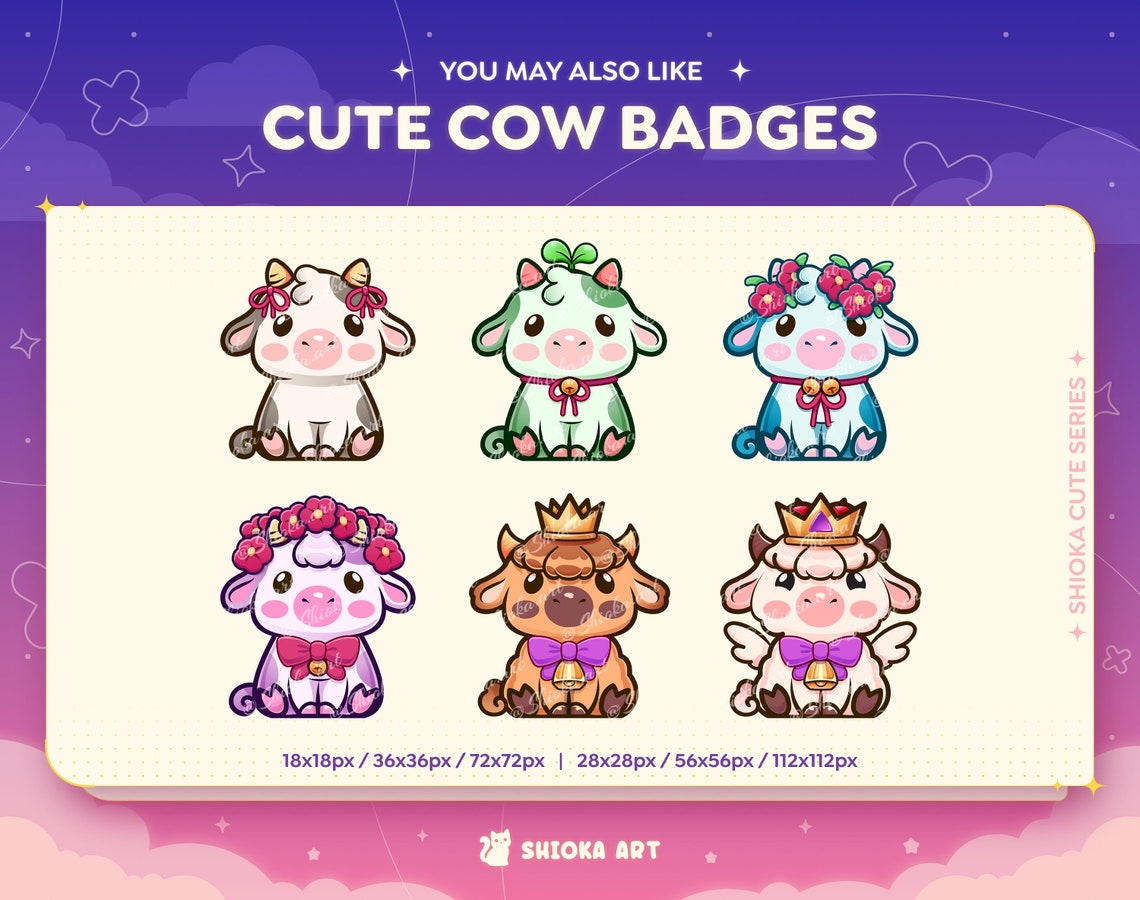 Cute Green Cow Pngtuber for Twitch, Youtube, Discord, Veadotube, Cute ...