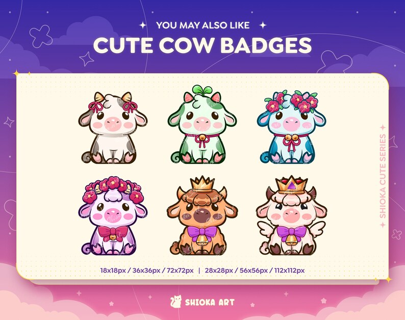 Cute Green Cow Pngtuber for Twitch, Youtube, Discord, Veadotube, Cute ...