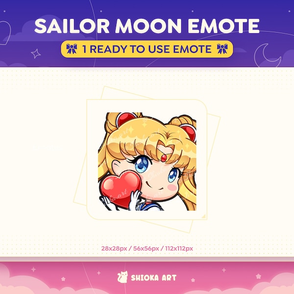 Sailor Moon Custom Emotes - Etsy