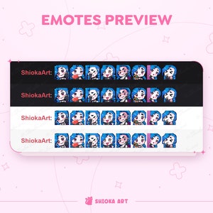 Jinx Twitch/discord Emote Set Custom Emotes League of - Etsy