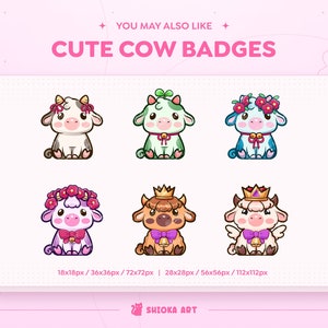 Cute Cow Pngtuber for Twitch Youtube Discord Veadotube - Etsy