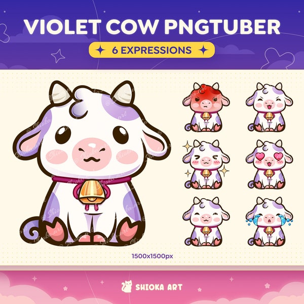 Cow Vtuber Model - Etsy