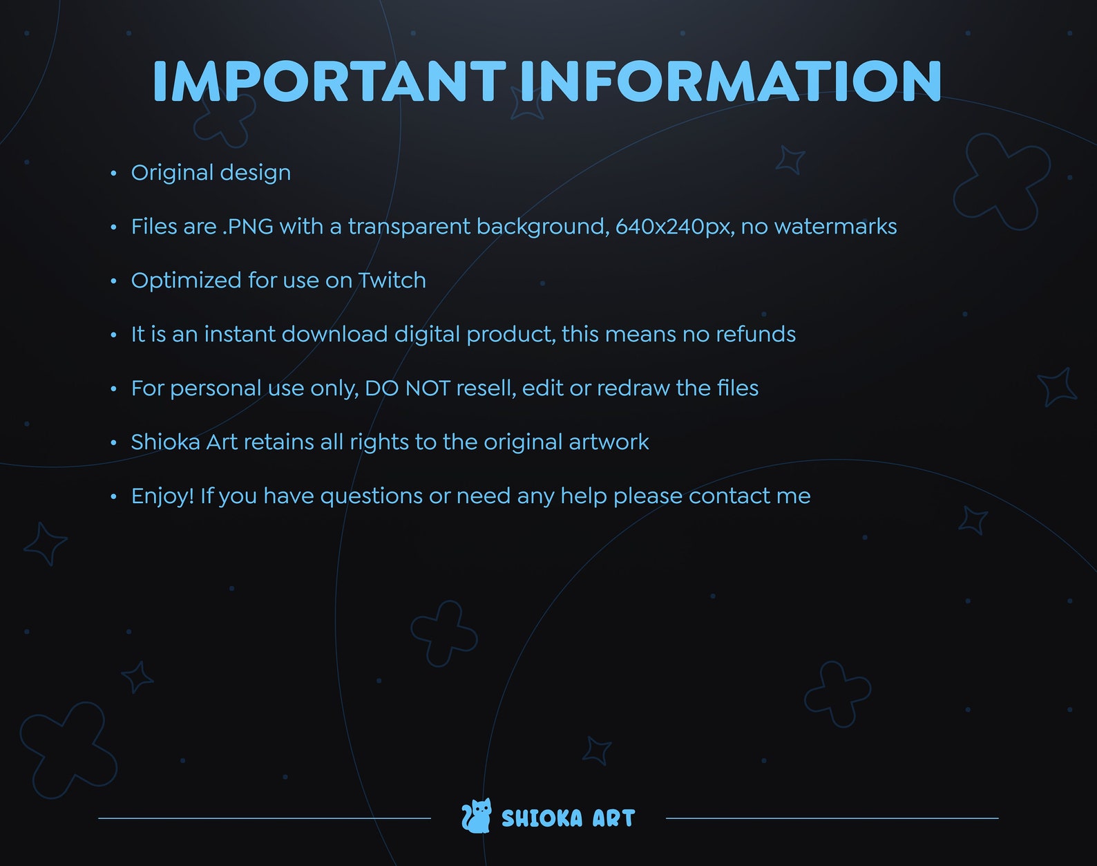 Blue Futuristic Panels for Twitch - X42 Sci-fi Aesthetic, High Tech Info Panels, Streamer ...