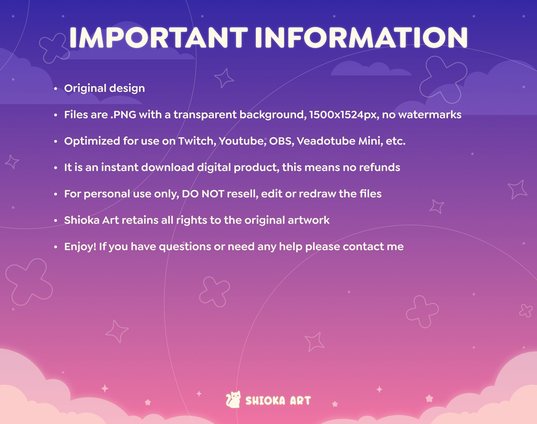 Cute Pink Cow Pngtuber for Twitch, Youtube, Discord, Veadotube, Cute ...