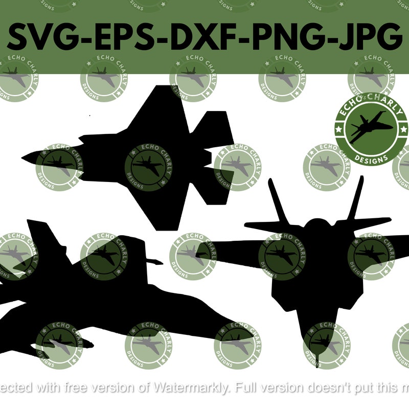 F35 Silhouette - Etsy