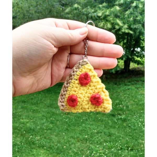 Pizza Keychain - Etsy