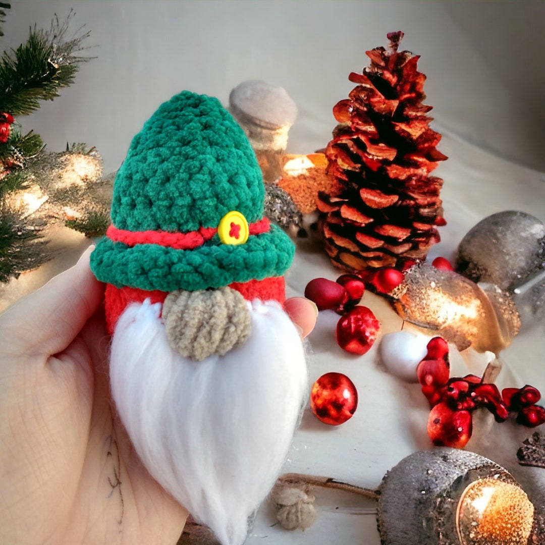 Mini Plush Gnomes-christmas Gnomes-plushie-crochet-amigurumi-handmade ...