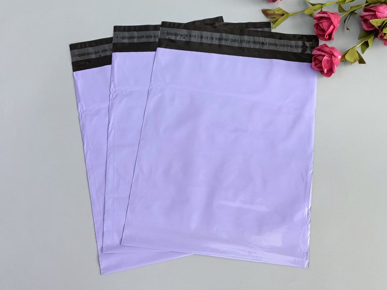 100pcs Custom Printing Purple Poly Mailers,mailing Bags for Hoodies ...