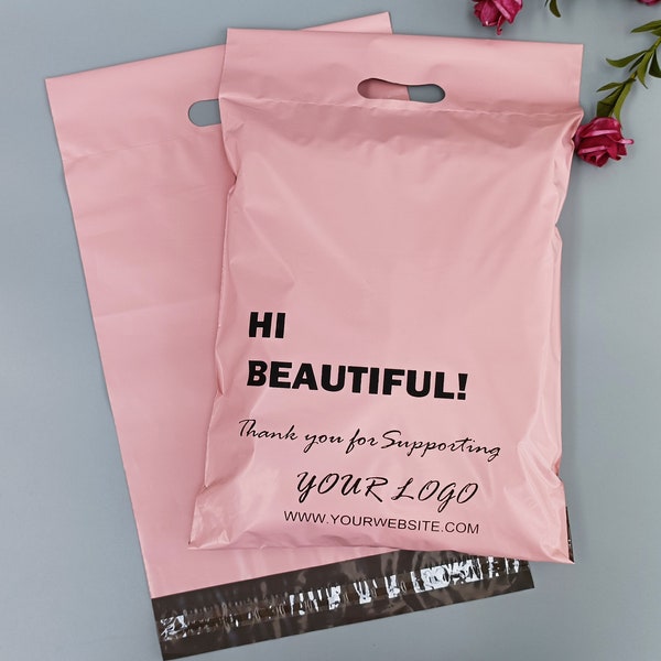 Pink Shipping Bags - Etsy