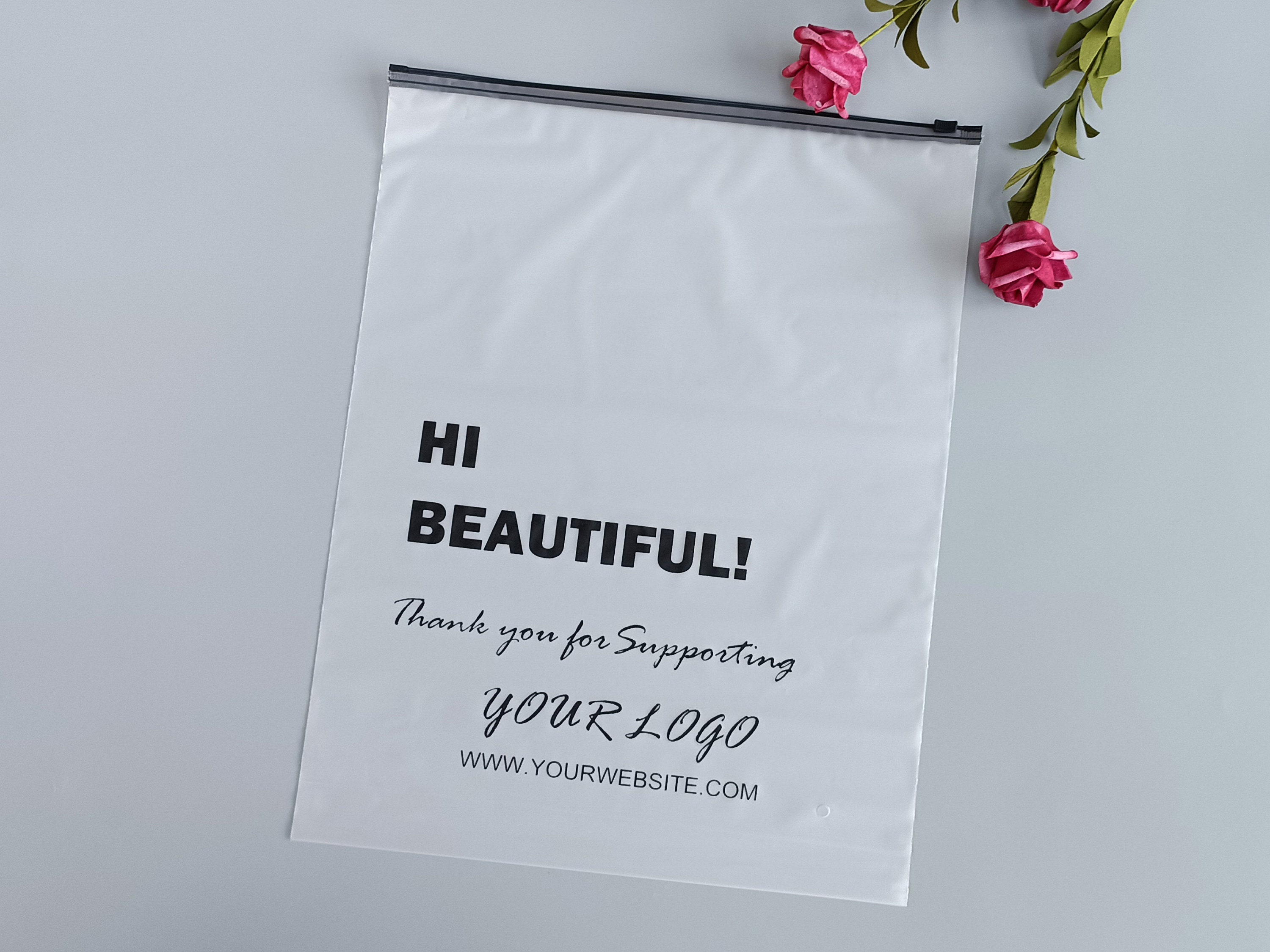 Custom Frosted Zipper Bags,custom Packaging for Clothing,custom Zipper ...