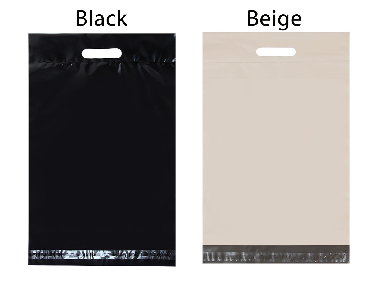 100pcs Custom Handle Mailer Bags With Logo Printed,shipping Bags for ...