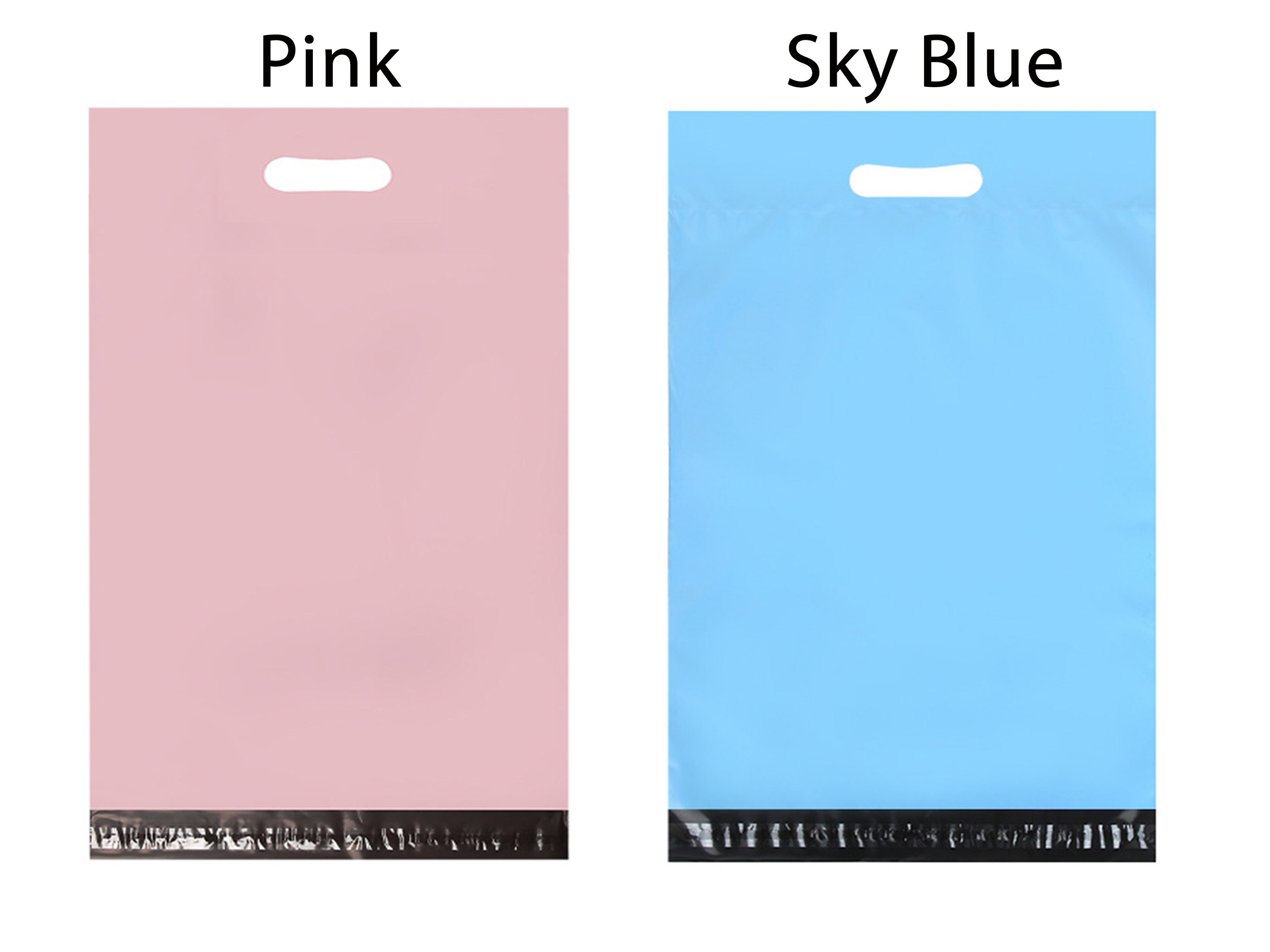 100pcs Custom Handle Mailer Bags With Logo Printed,shipping Bags for ...