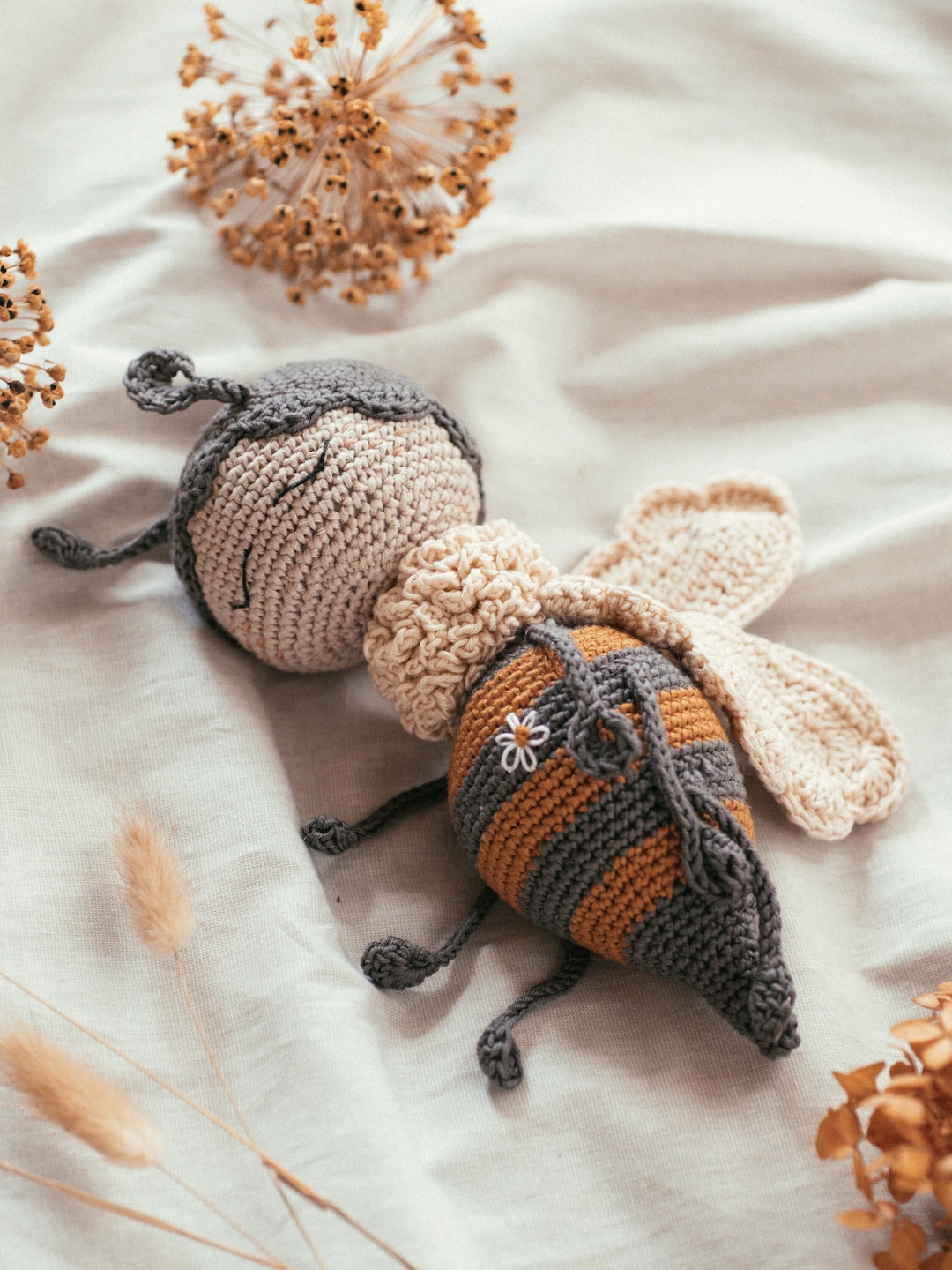 Patrón de crochet BEE BO como descarga digital, PDF, Amigurumi para ...