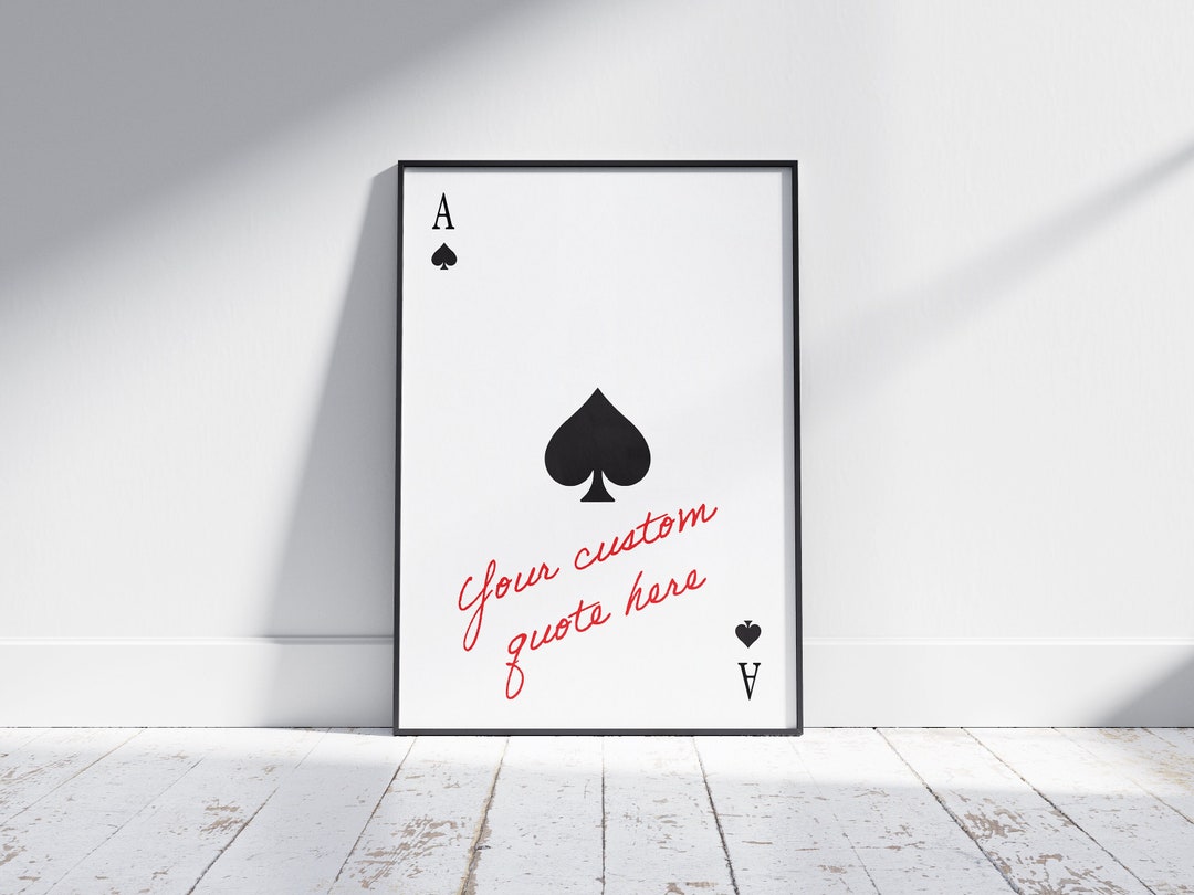 Personalized Quote Poster With Frame: Custom Print - Etsy
