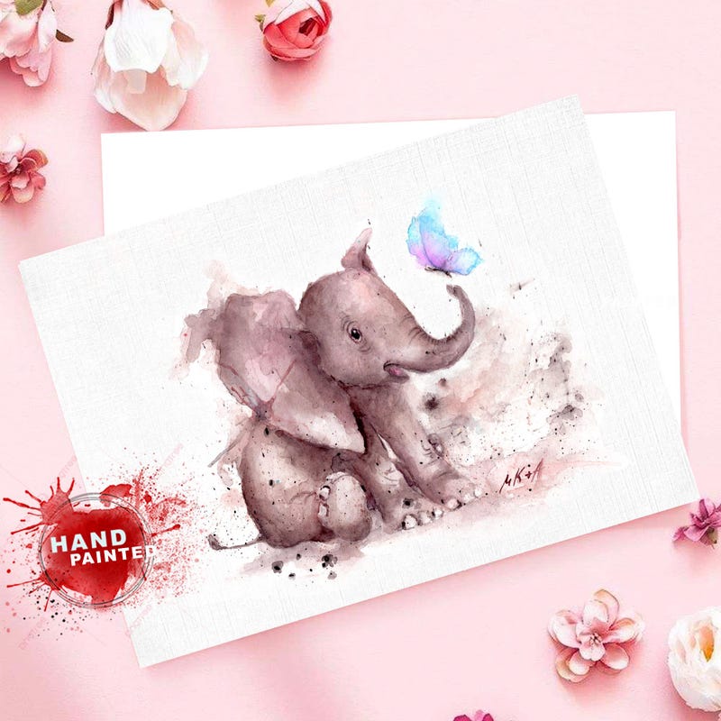 Elephant Cards - Etsy