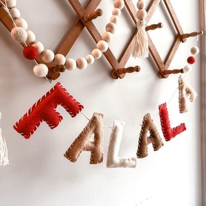 Falala Garland/ Christmas Garland/ Holiday Decor /home Decor / Neutral ...