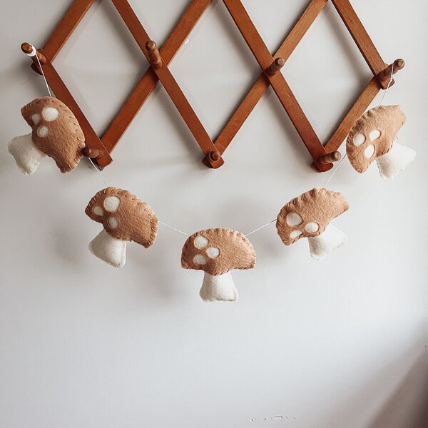 Mushroom Paper Garland - Etsy
