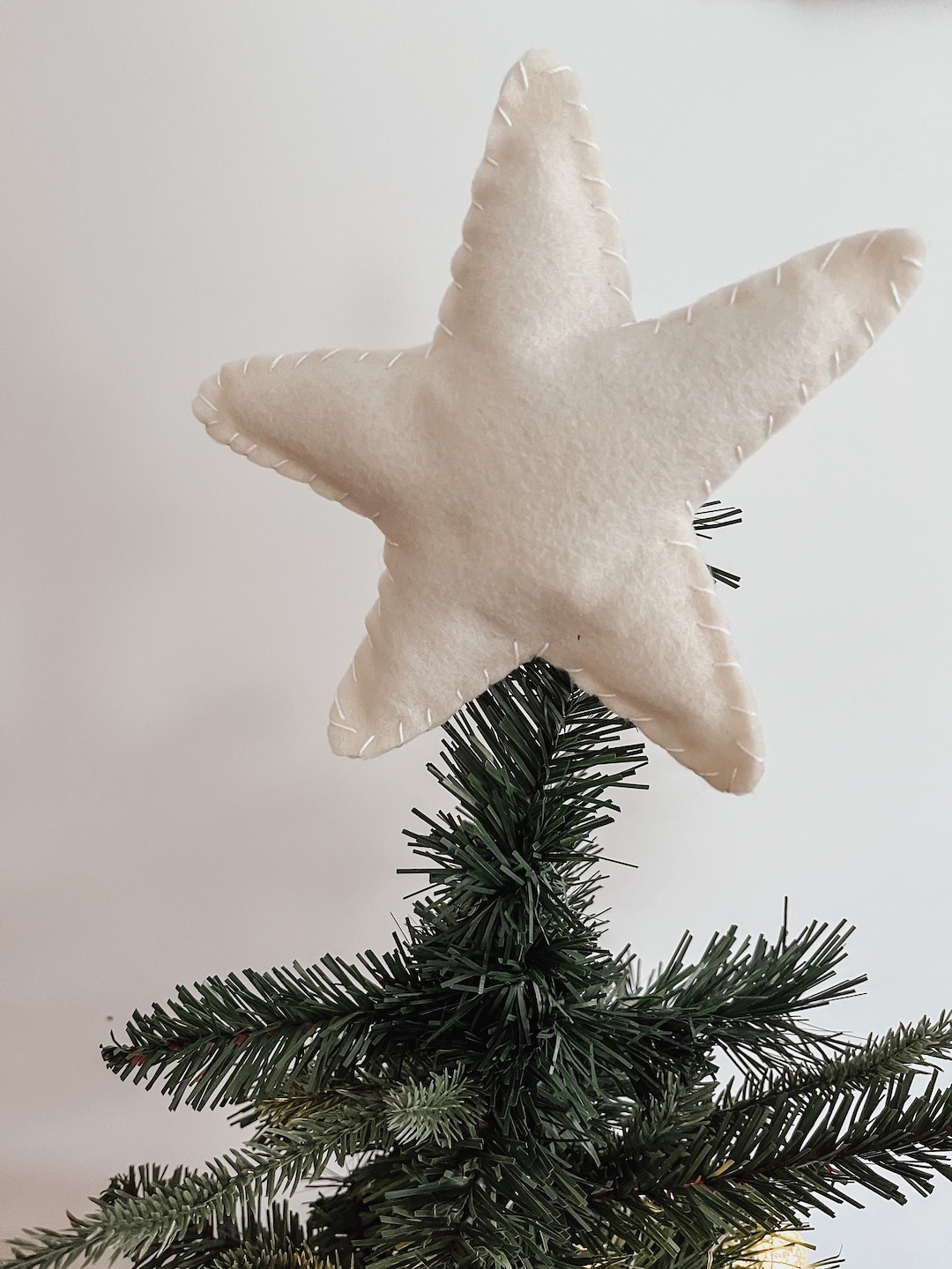 Star Christmas Tree Topper | Felt Star Topper | Small Tree Topper ...