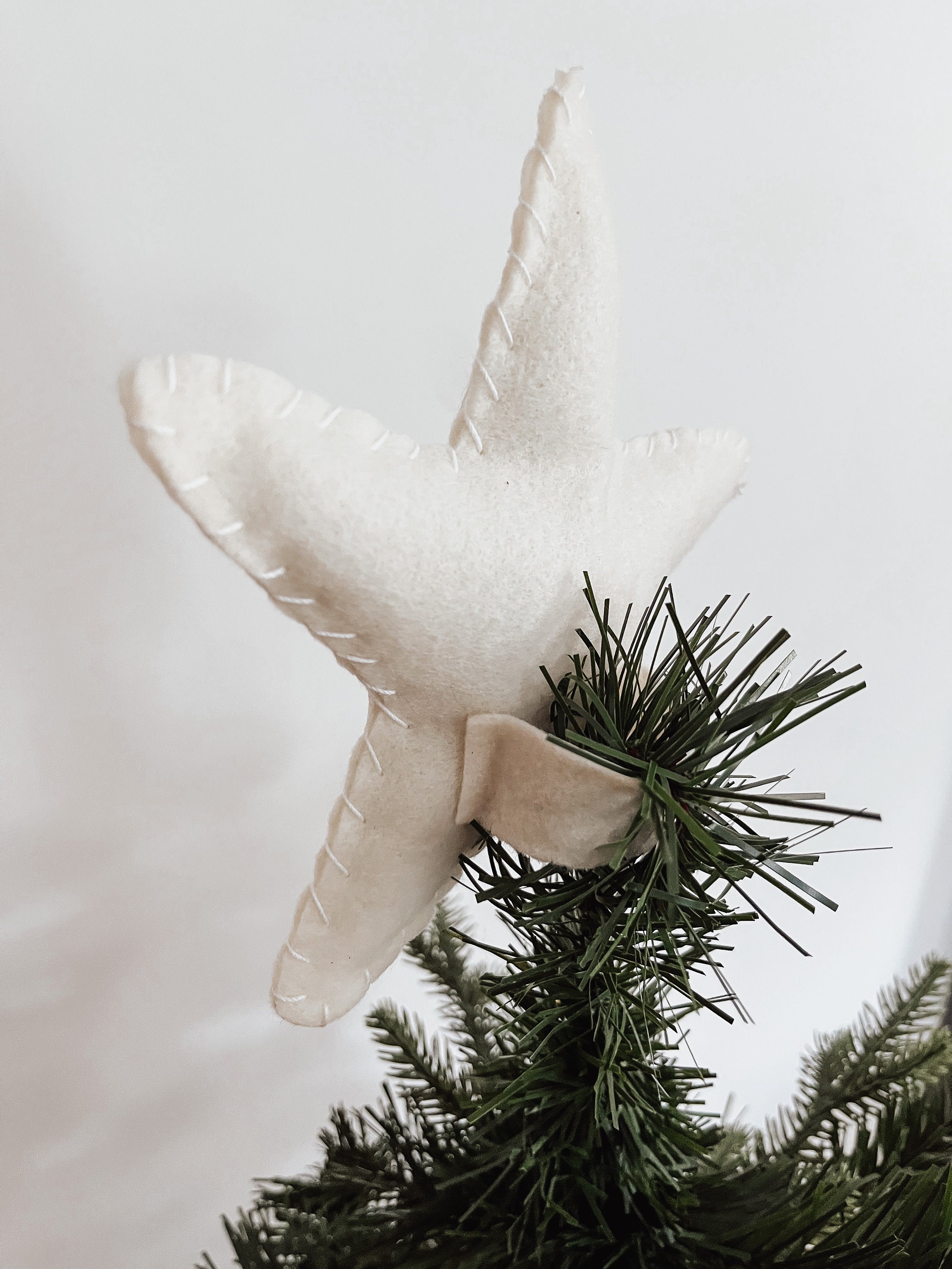 Star Christmas Tree Topper Felt Star Topper Small Tree - Etsy