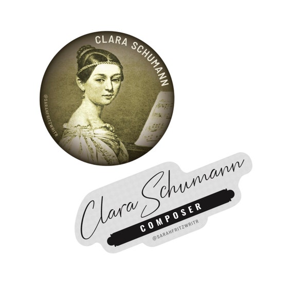 Clara Schumann 2 Sticker Pack - Etsy